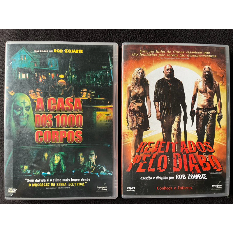DVD A Casa dos 1000 Corpos / Rejeitados Pelo Diabo (Combo 2 Filmes) | Shopee Brasil