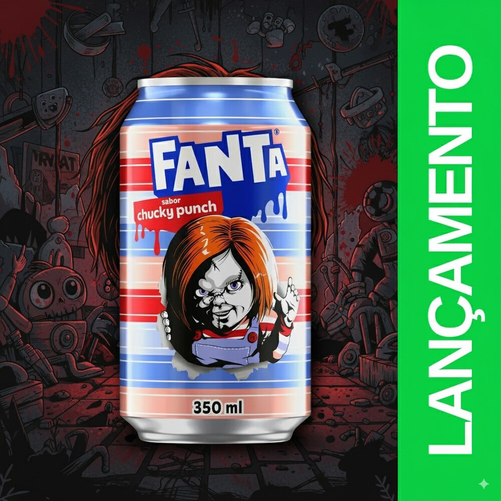 Fanta Mistério Chucky Punch 350ml Lata - 6 Unidades | Shopee Brasil