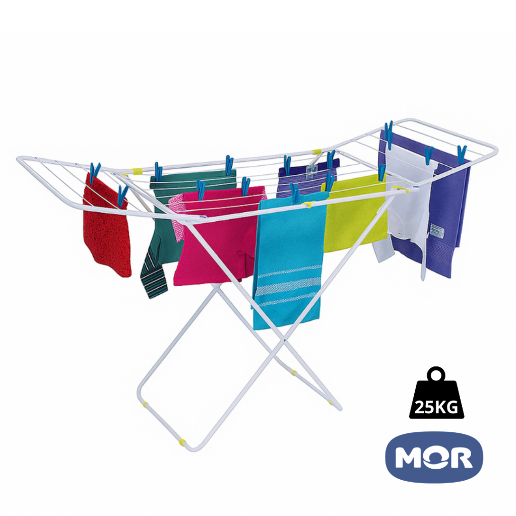 Varal chão com abas maxi MOR capacidade 25 KG | Shopee Brasil