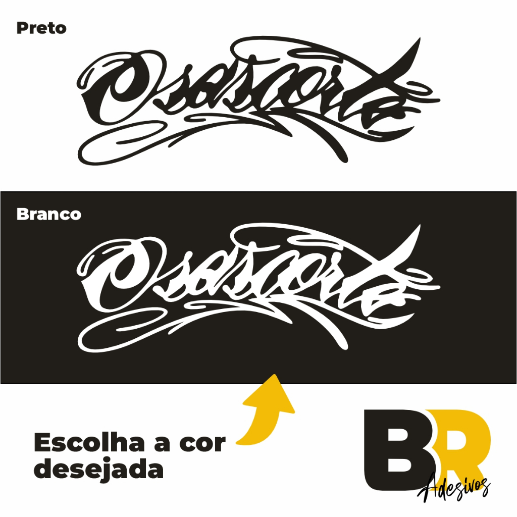 Adesivo Osascorte Decorativo Carro/Moto | Shopee Brasil