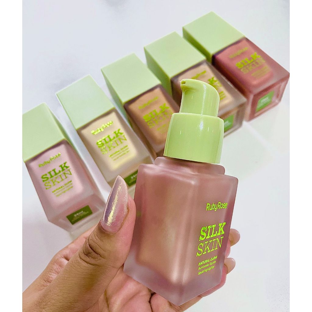 LANÇAMENTO | Iluminador Liquido Pump Natural Glow Silk Skin Ruby Rose ...