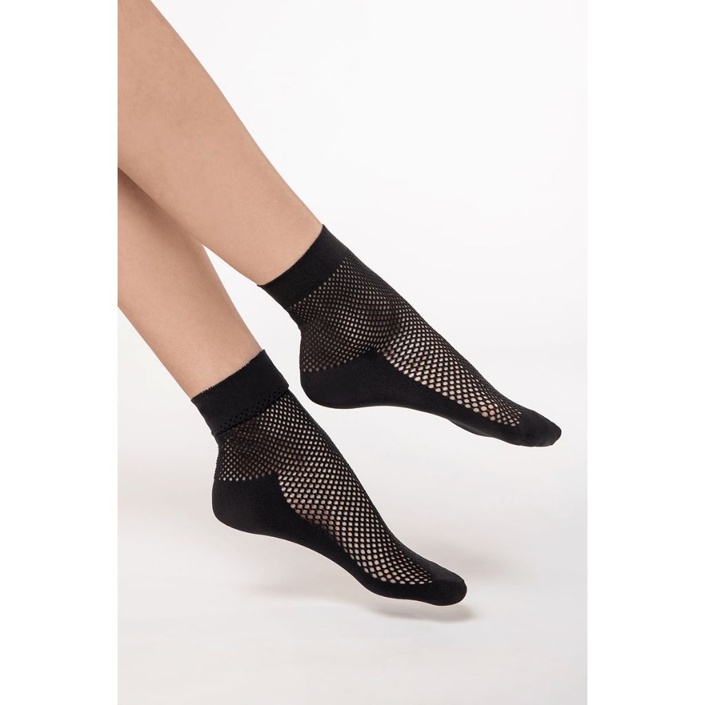 Meia Soquete Raschel (17622-001) Preta | Shopee Brasil