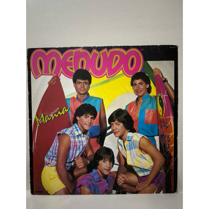 Lp Disco Vinil Menudo Mania. Veja o video. | Shopee Brasil
