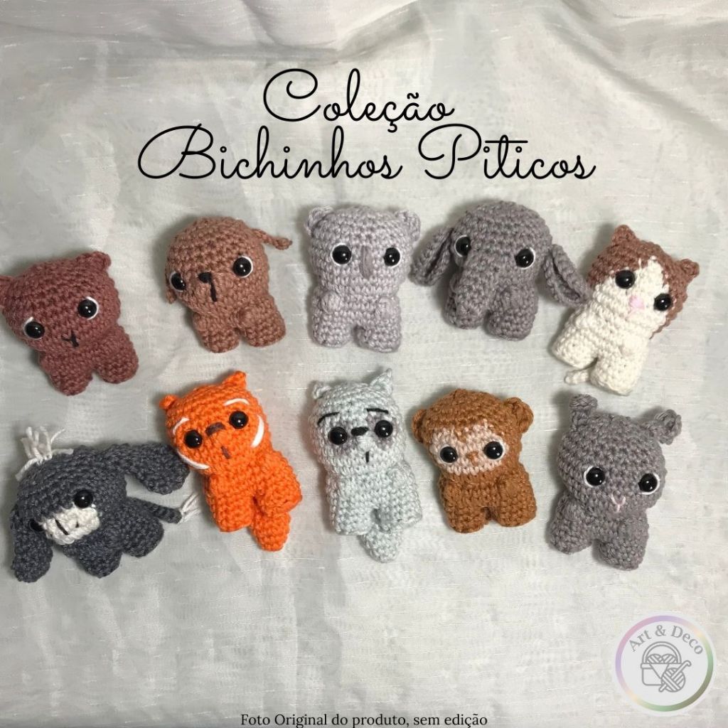 Chaveiro - Urso/Coelho/Coala/Macaco/Gato/Cachorro/Elefante/Panda ...