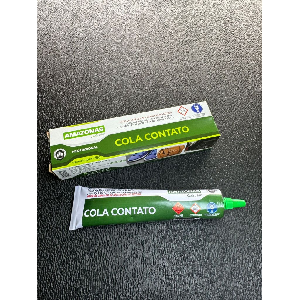 COLA AMAZONAS PARA SAPATEIRO 75G BISNAGA - USO PROFISSIONAL - IDEAL ...