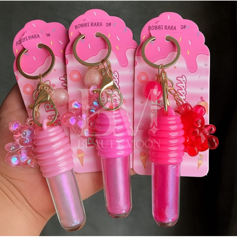 LIP GLOSS SHINY INSPIRAÇÃO LIP HONEY DA FRAN CHAVEIRO FOFO - BOBBI RARA ...