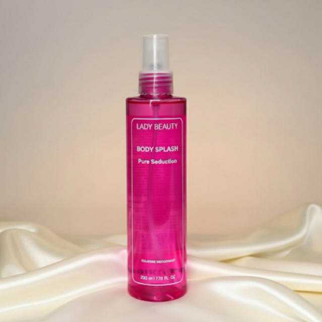 Body Splash Pure Seduction 200ml Lady Beauty | Shopee Brasil