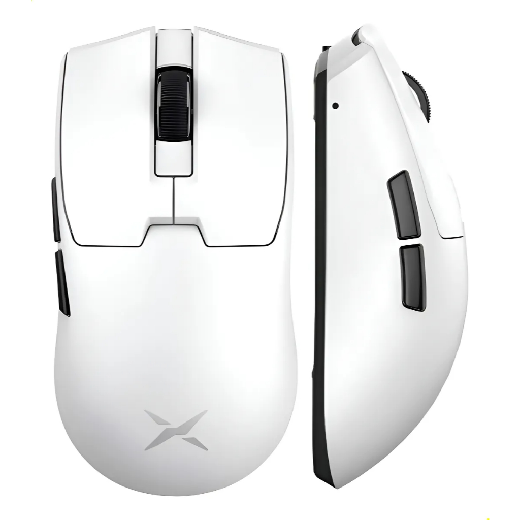 Mouse Gamer Delux M800 Mini, Sem fio, Tri-mode, Sensor PAW 3311 Branco | Shopee Brasil