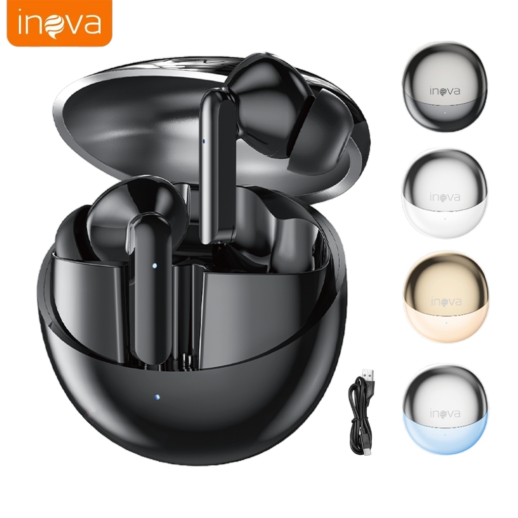 Inova Fone De Ouvido Bluetooth Sem Fio FON-13013 Bluetooth 5.4 À Prova D'água Esportivo Para iOS ...