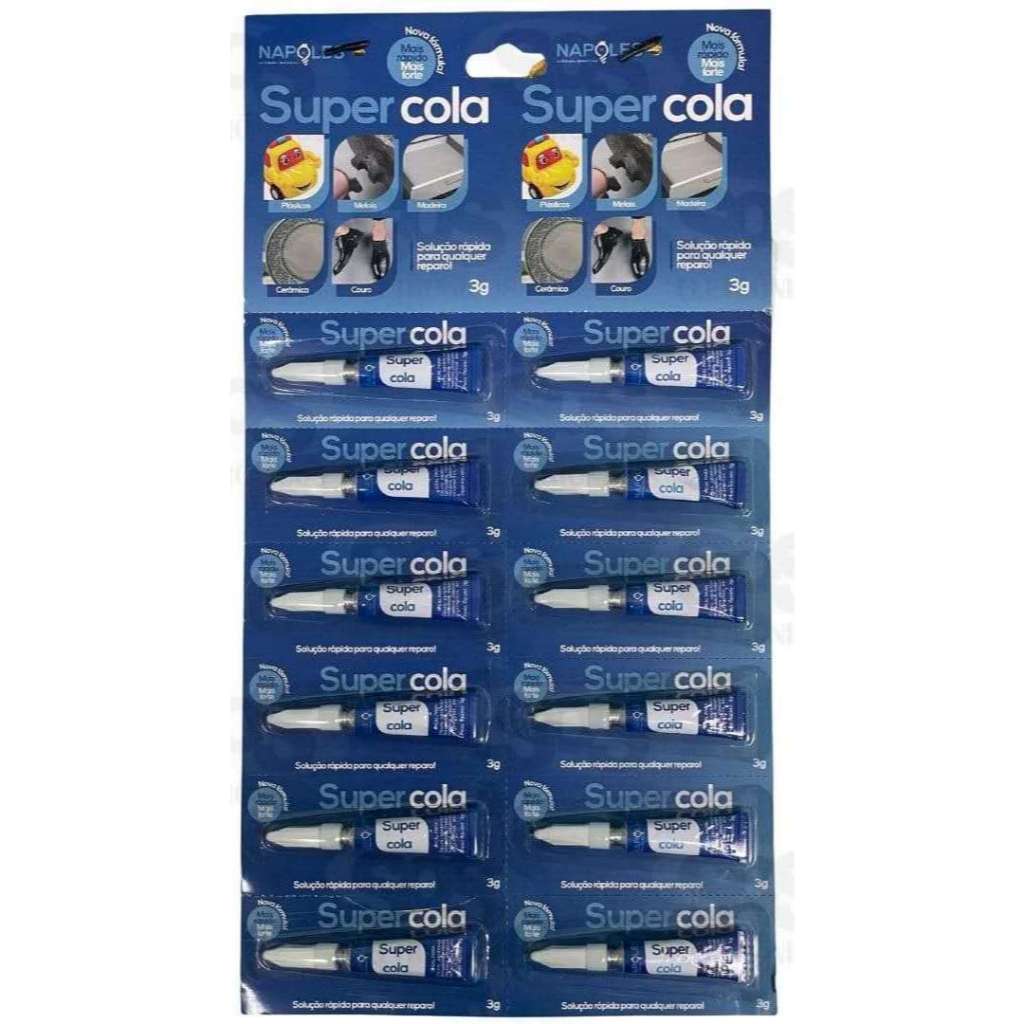 Super Cola tipo Super Bonder 3 Unidades | Shopee Brasil