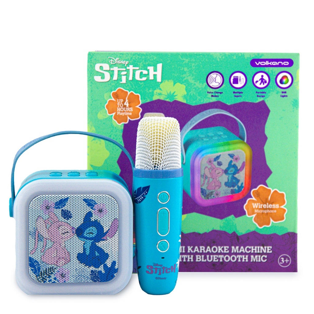 Karaokê Caixa De Som Stitch Disney Infantil Resistente | Shopee Brasil