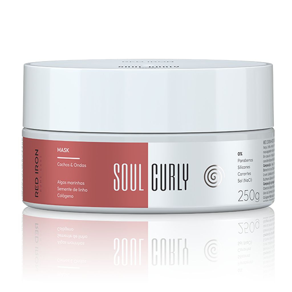 Red Iron Máscara Cachos Soul Curly 250g Definição e Hidratação Profunda ...