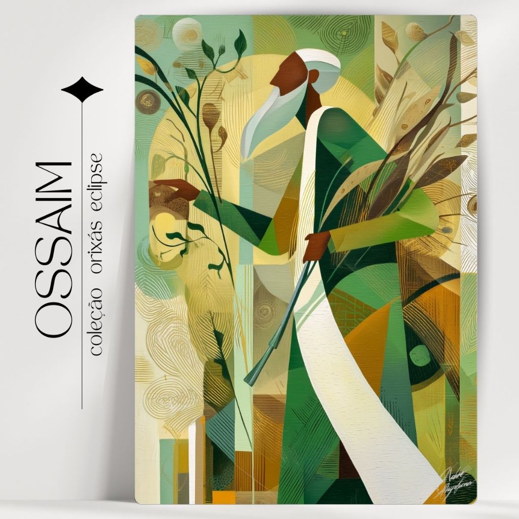 Quadro Decorativo Orixá Ossaim - Coleção Orixá Eclipse- Umbanda ...