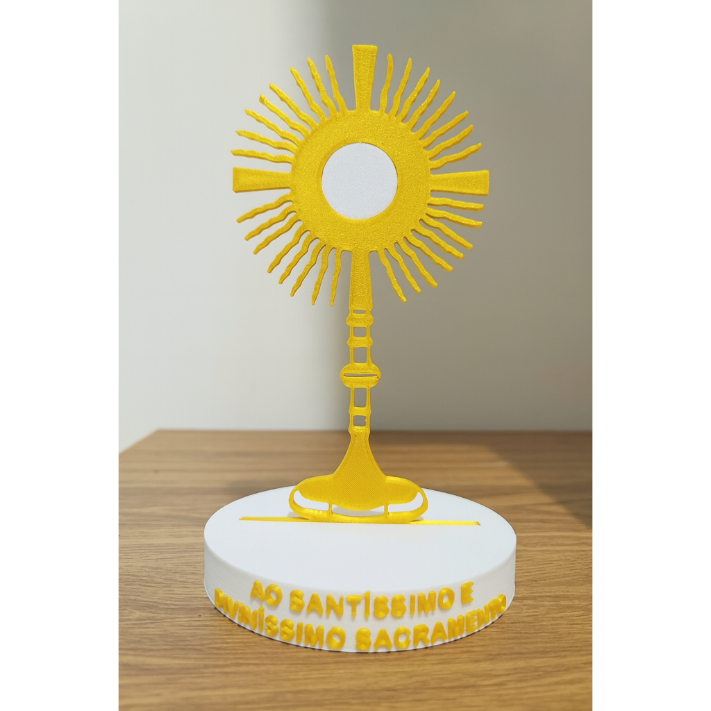 Ostensório Santíssimo Sacramento Artigo Religioso 3D | Shopee Brasil