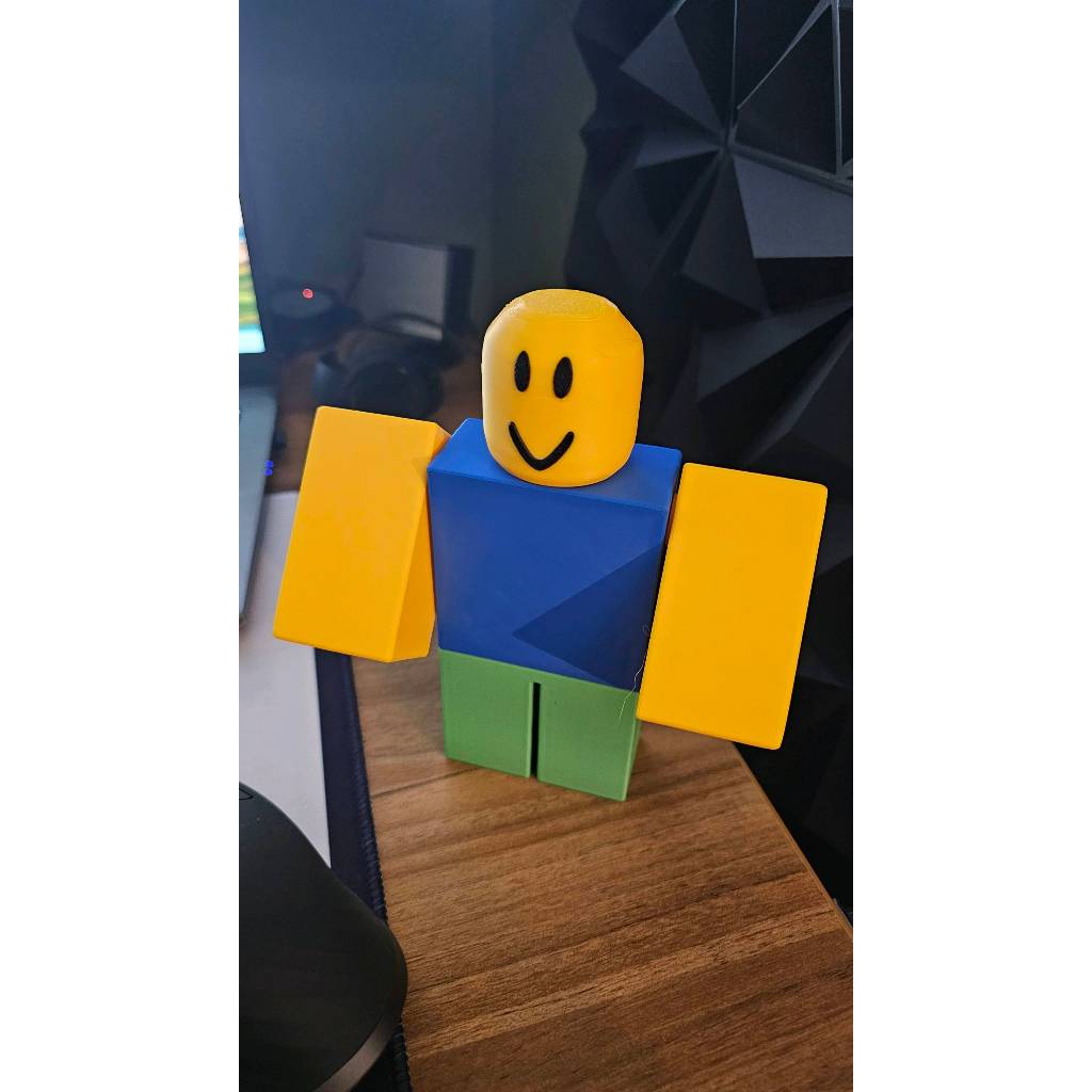 Boneco Articulado Noob Roblox 3D – Miniatura Colecionável em Impressão ...