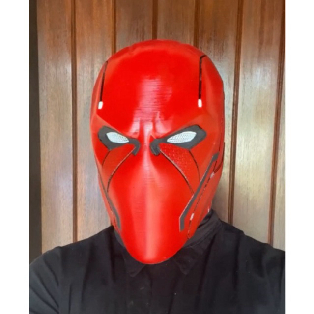 Máscara capacete capuz vermelho beyond sob medida red hood impressão 3d ...