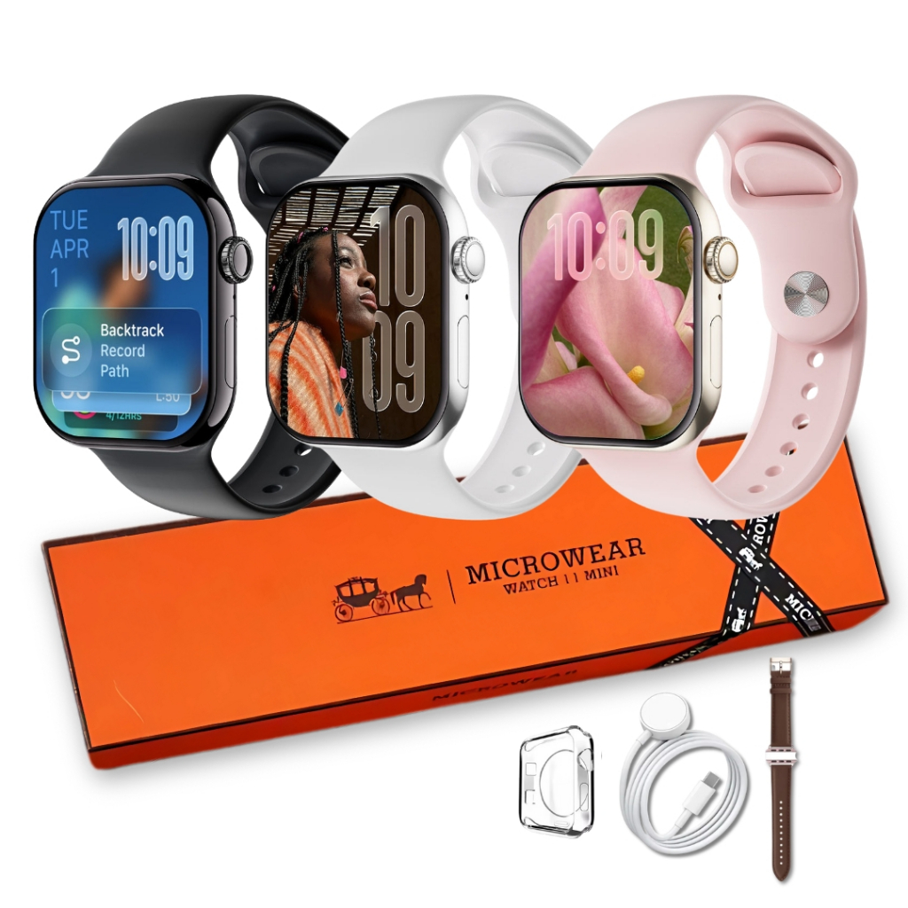 Smartwatch Microwear W11 Mini Série 11 à Prova D'água 1GB Pulseira de ...