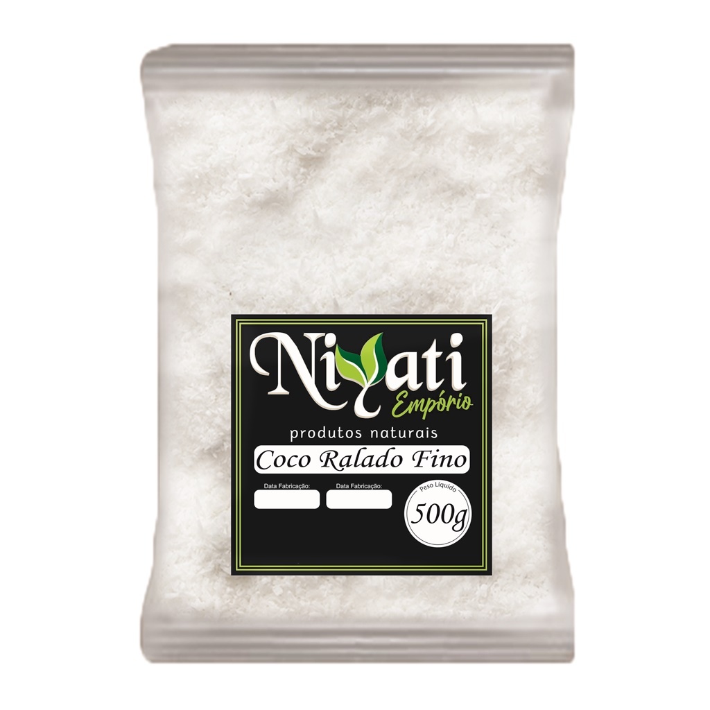 Coco Ralado FIno 500g Zero Açucar | Shopee Brasil