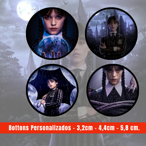 Bottons Pins Buttom WANDINHA 3,2cm - 4,4cm - 5,8cm Broche Botom ...