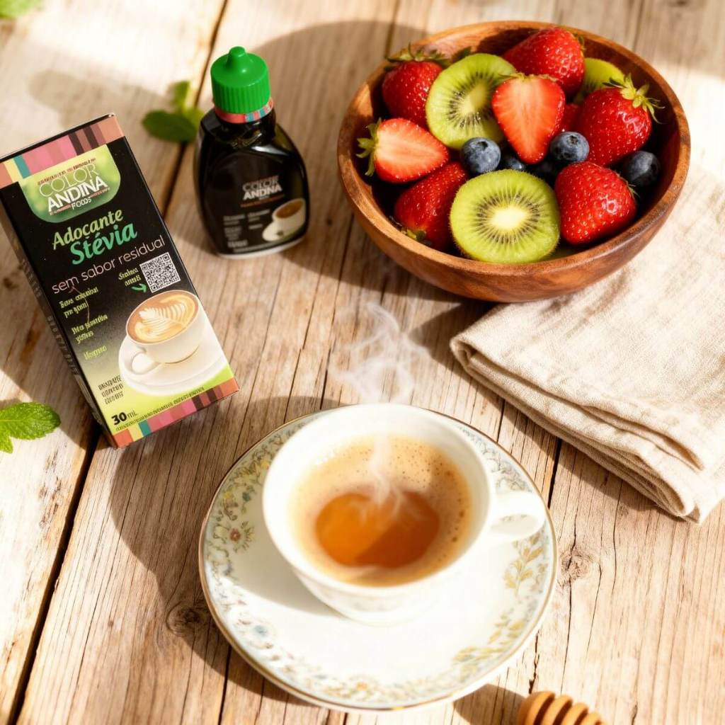 Adoçante stevia líquido Color Andina 30ml - Color Andina | Shopee Brasil