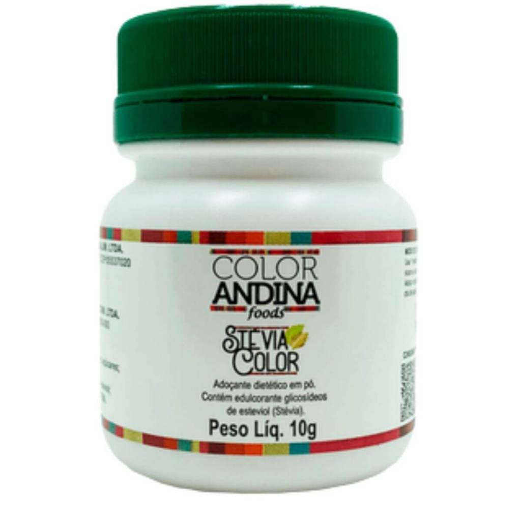 Adoçante Stévia Em Pó 10g - Color Andina | Shopee Brasil