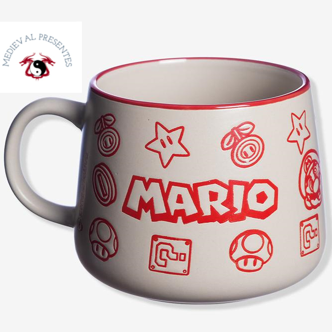 CANECA MOMA SUPER MARIO ORIGINAL LICENCIADA NINTENDO 500 ML | Shopee Brasil