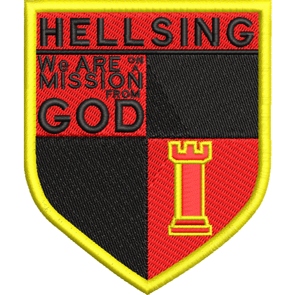 patch bordado hellsing com velcro | Shopee Brasil