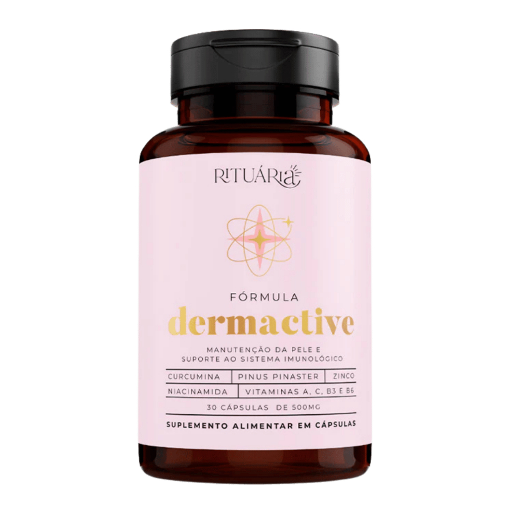 Fórmula Dermactive Rituária 30 Cáps Suplemento Controle Acne | Shopee ...