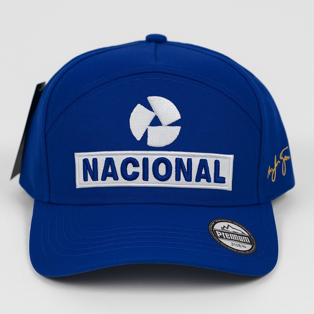 Boné Nacional Ayrton Senna Lançamento Japonês Coreano Retro F1 ...