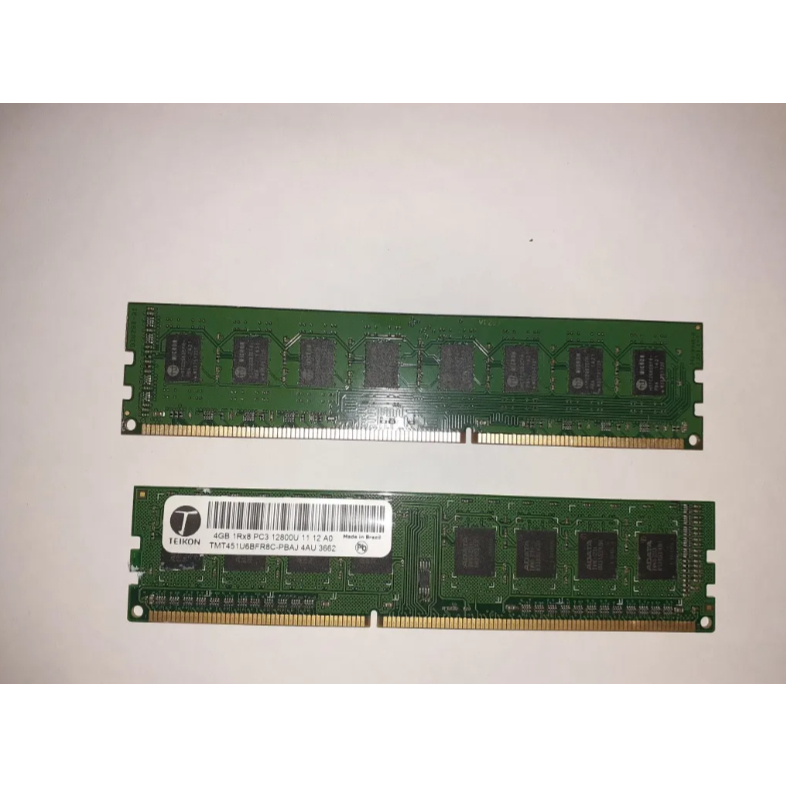Memória Ddr3 4gb 1600mhz Pc3 12800u 1rx9 Teikon para pcs | Shopee Brasil