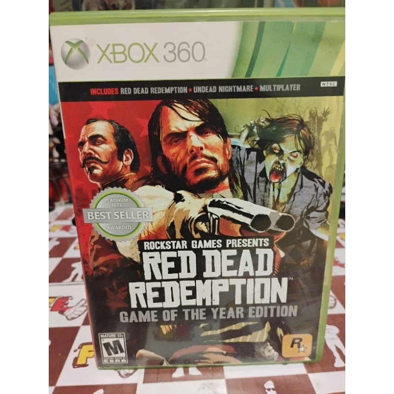 Red Dead Redemption+Undead 2Cd's Com MAPA-com 2 Cds-Xbox360 Original ...