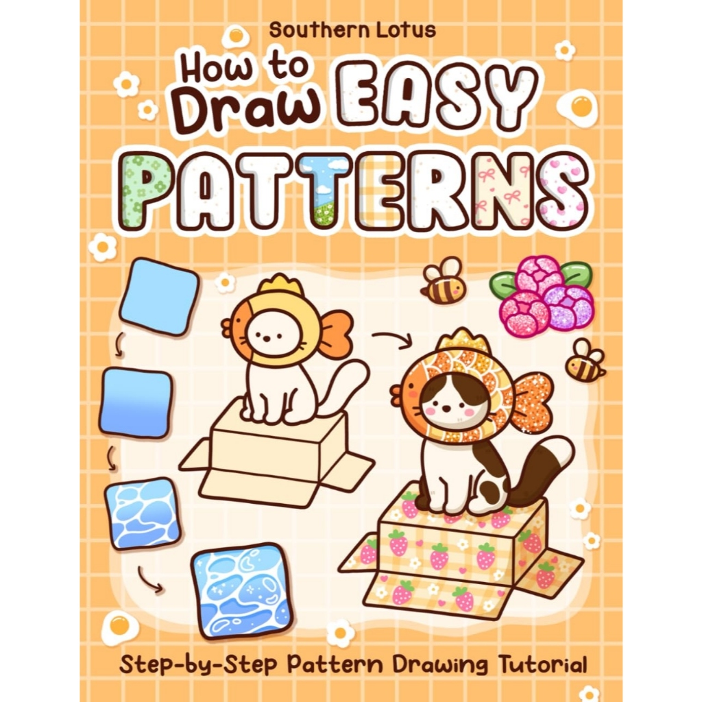 How to Draw Easy Patterns | 41 Folhas | Folhas Soltas A4 ou A5 | Shopee ...