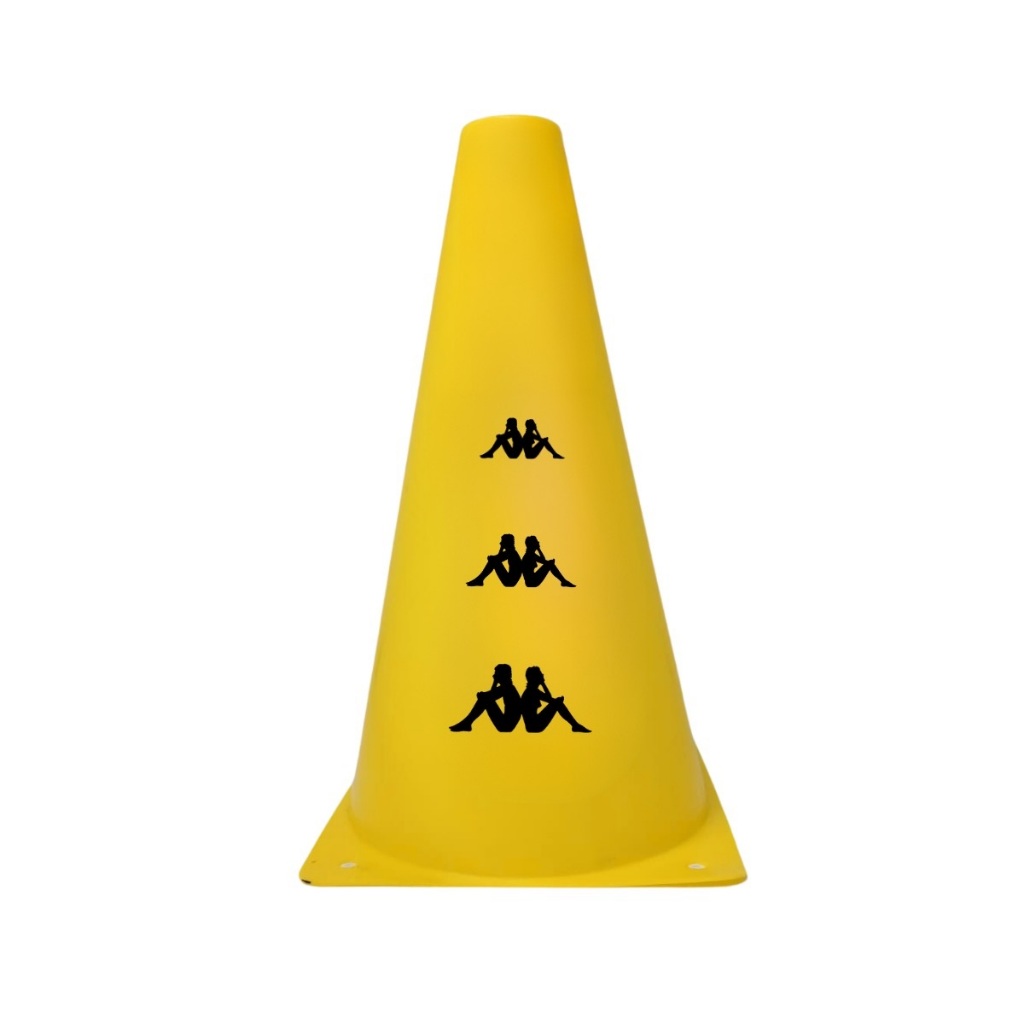 CONE TREINAMENTO E AGILIDADE KAPPA PVC | Shopee Brasil