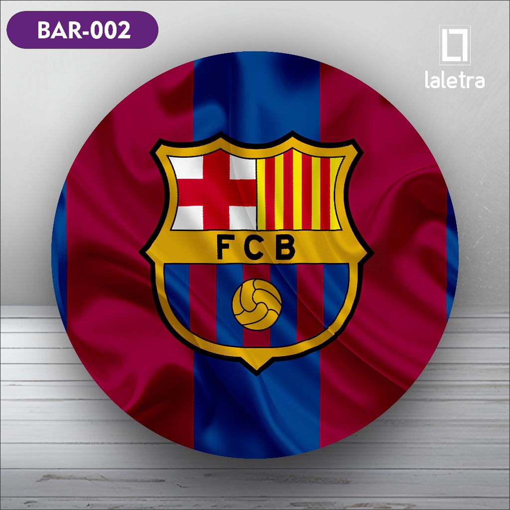 Capa Painel Redondo de Festa Veste Fácil Sublimados Tema Barcelona ...