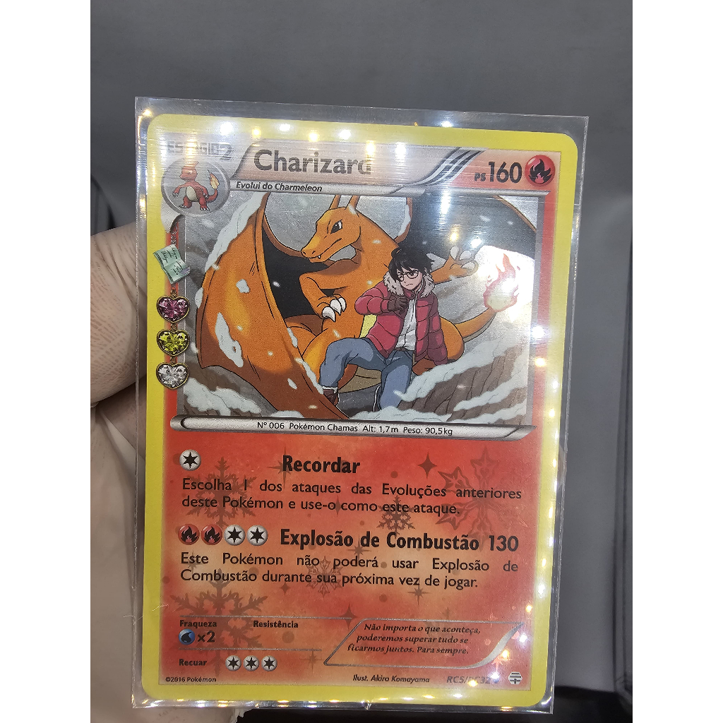 Carta Pokémon Charizard RC5/83 – Original Copag – Near Mint – Rara ...