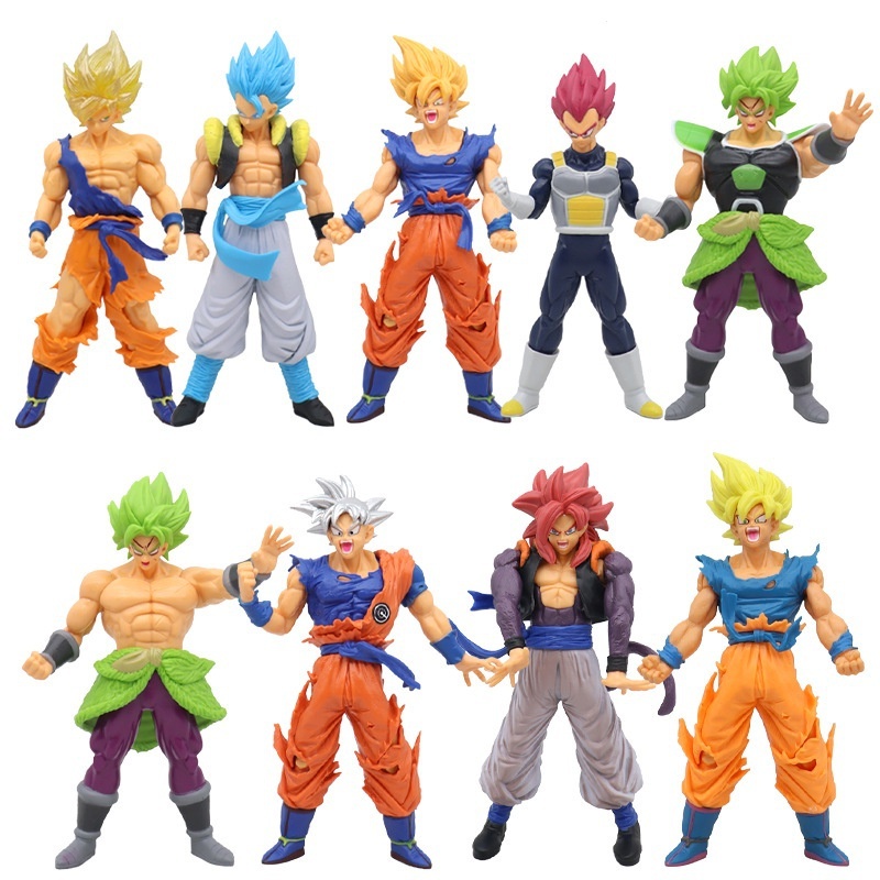 Action Figure Dragon Ball - Goku,Vegeta,Broly,Gogeta | Shopee Brasil