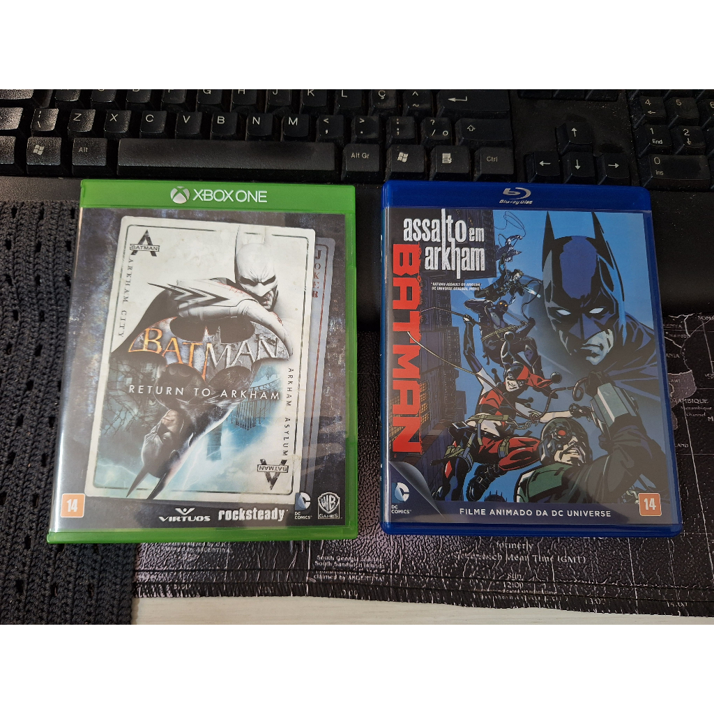 BATMAN RETURN TO ARKHAM - BOX com BLURAY FILME Assalto Arkham [XBOX ONE ...