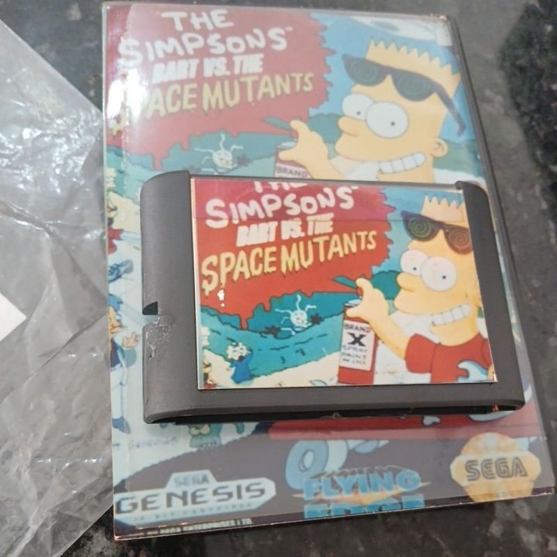 the simpsons space mutants mega drive | Shopee Brasil