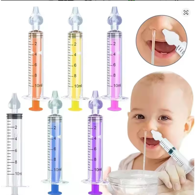 Kit Seringa de Lavagem Nasal com Ponteira de silicone | Shopee Brasil