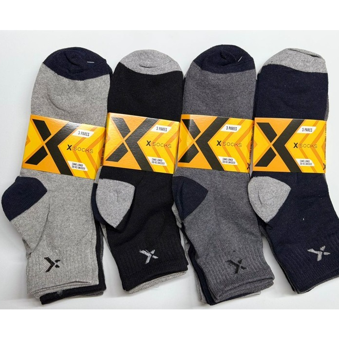Kit Meia Cano Alto Masculina Algodão Premium Confortável Direto da ...