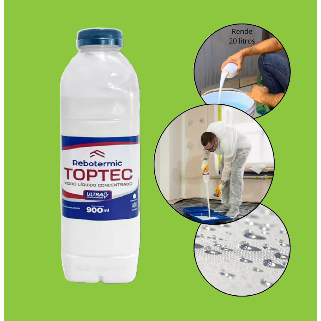 Impermeabilizante Liquido Selante Rebotermic TopTec 900ml Reboco ...