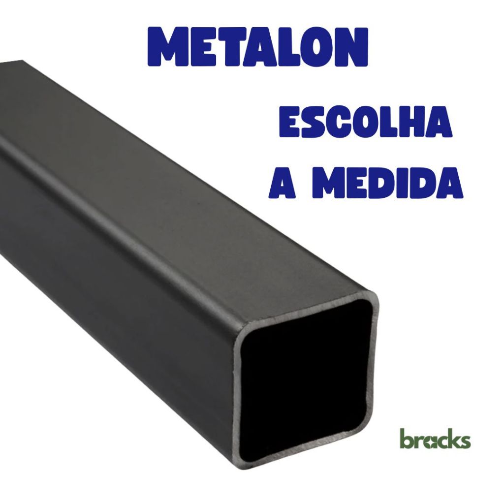 Metalon de Aço - Várias Medidas 15x15 20x20 30x30 40x40 Espessura 1,2mm ...