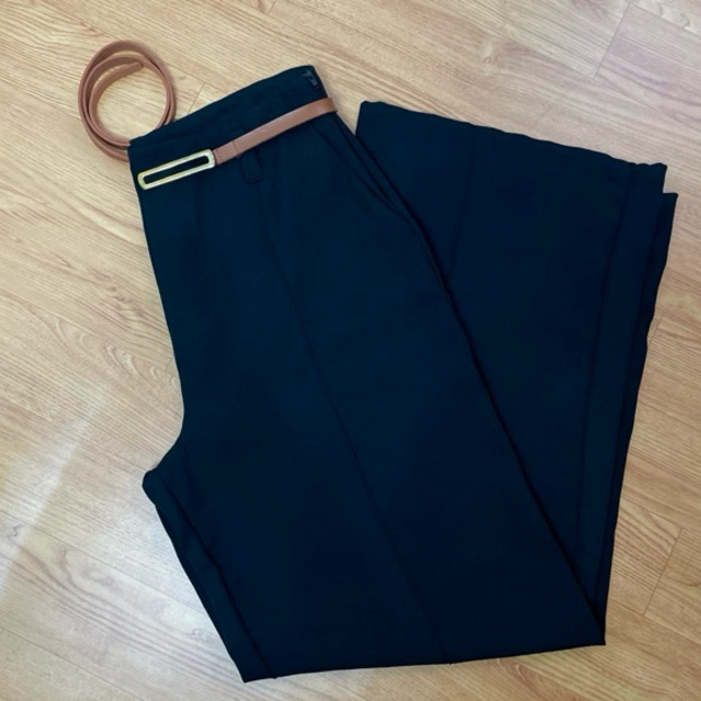 Calça Wide Leg com Cinto em Oferta | Shopee 2026