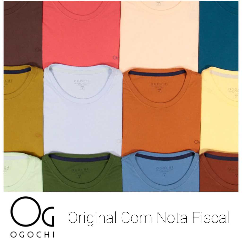 Camiseta OGOCHI Essencial Infantil / Juvenil | Shopee Brasil