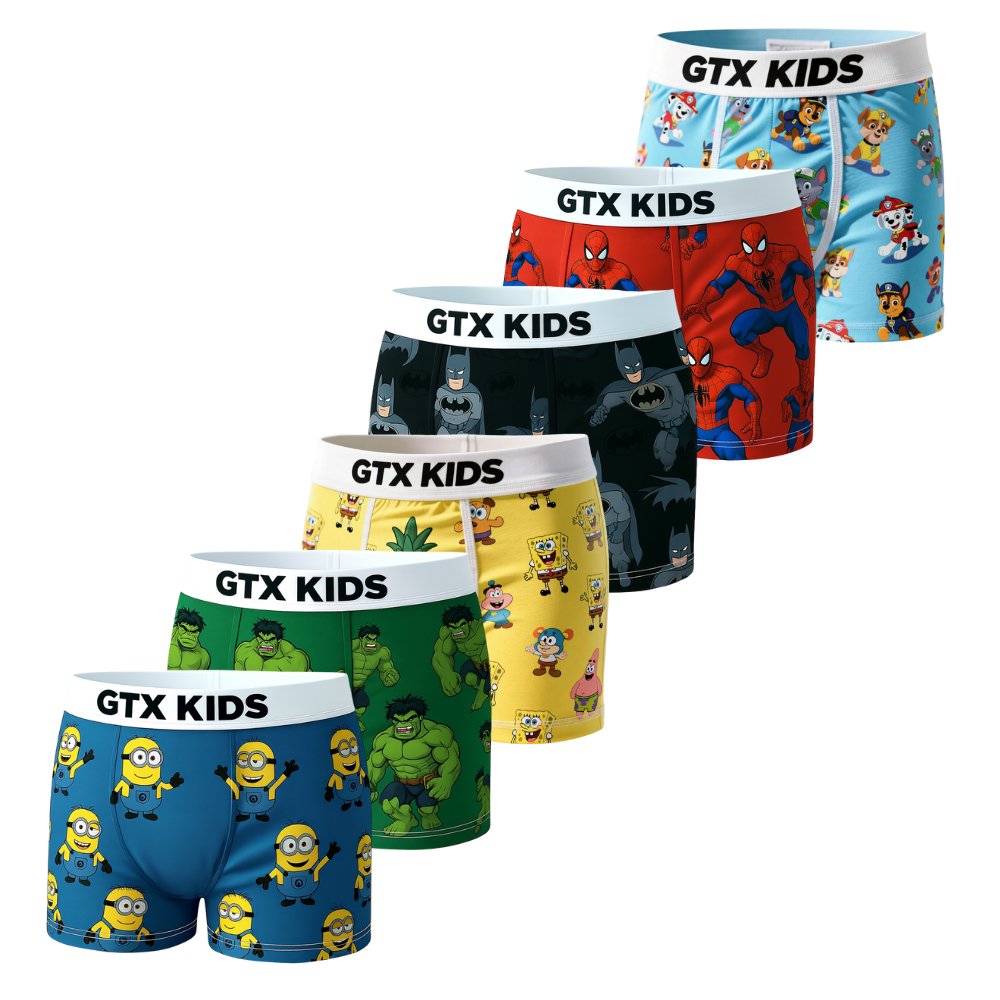 Kit 10 Cueca Infantil Box Cuecas Boxer Infantil Cueca Infantil Boxer ...