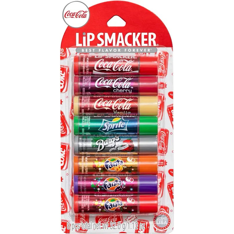 Coca-cola Lip Balm Hidratante Protetor Labial kit com 8 produto ...