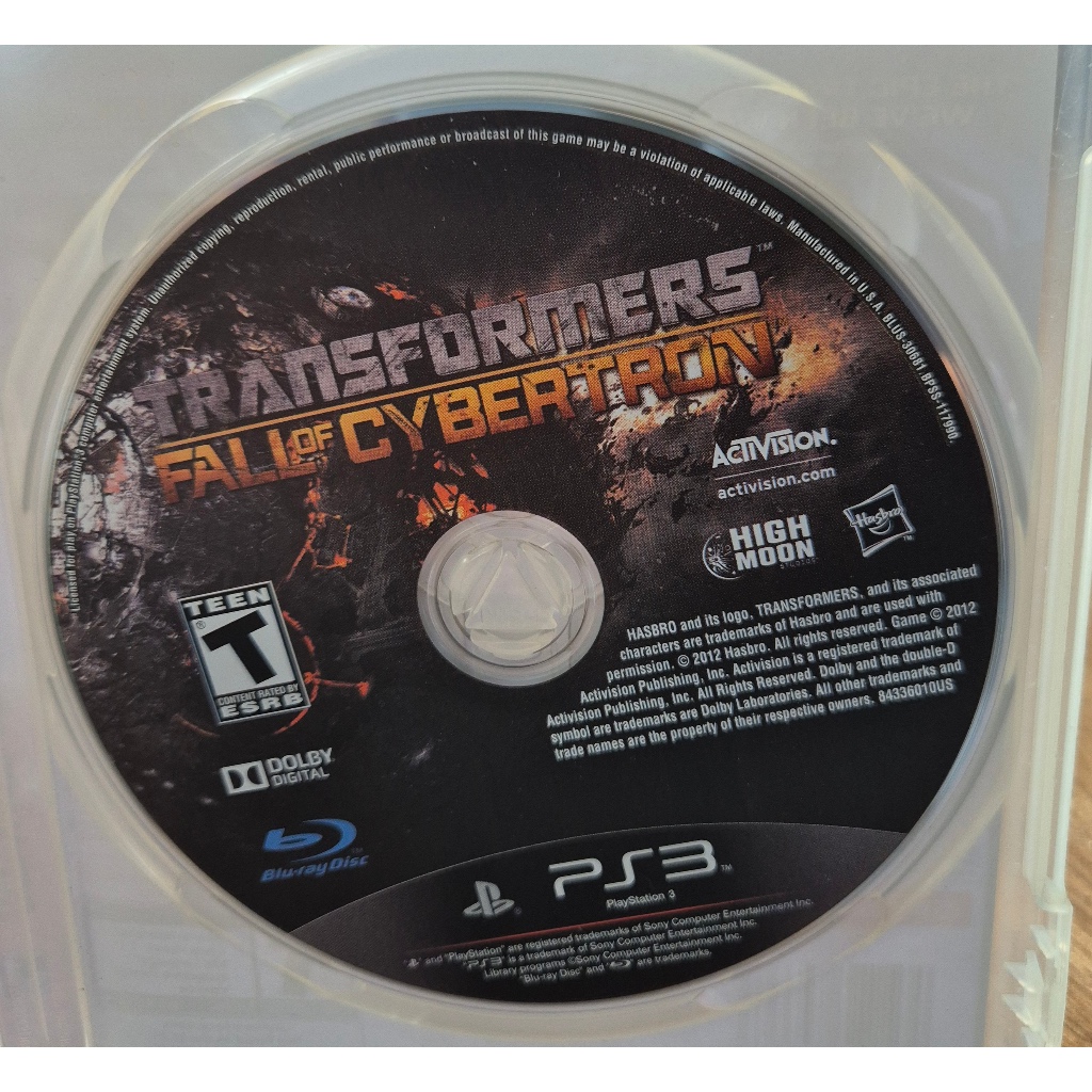 Transformers Fall of Cybertron PS3 | Shopee Brasil