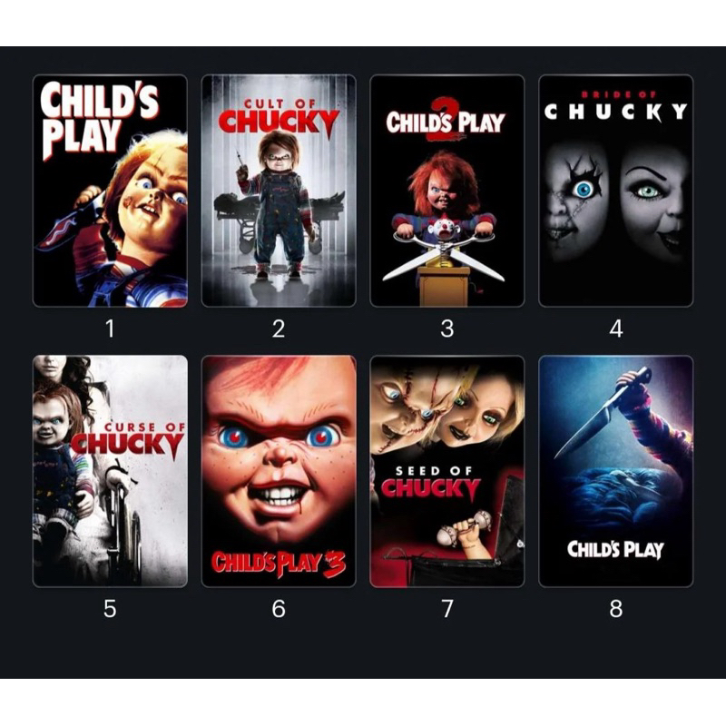 Chucky 8 em 1 DVD | Shopee Brasil
