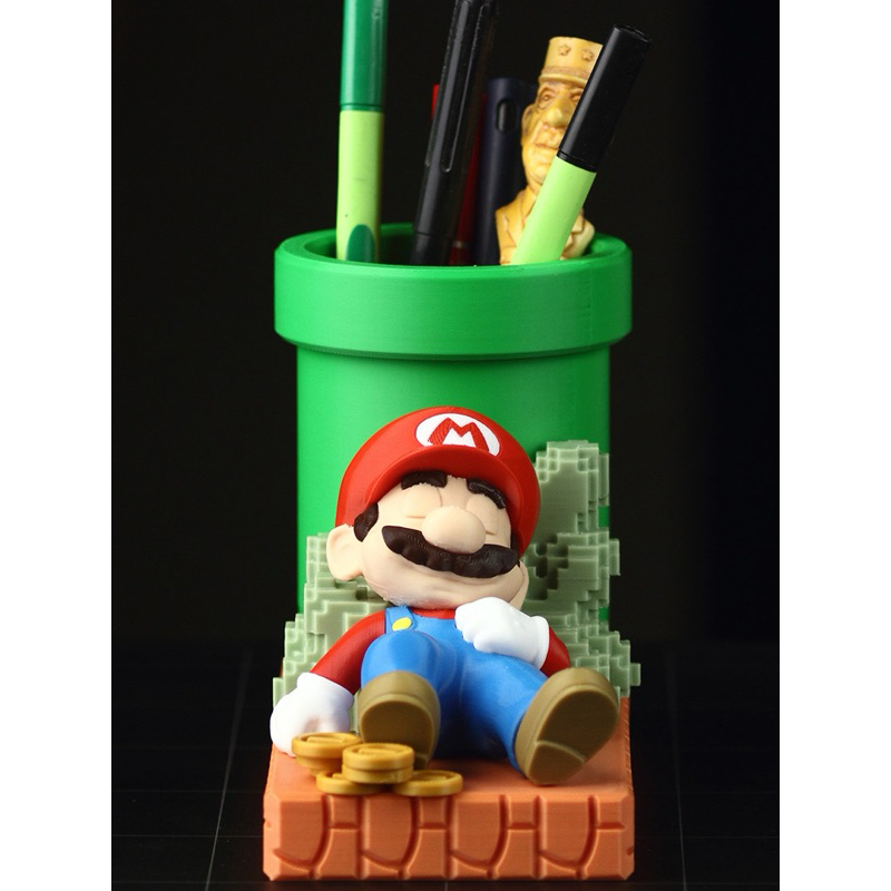 Cano Super Mario Porta Canetas ou objetos em Cano Verde Mario Bros ...