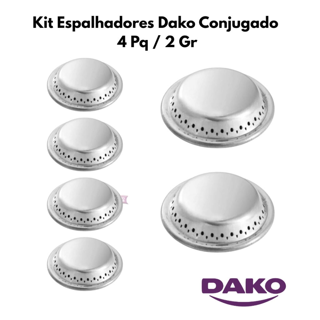Kit Espalhadores Dako Conjugado 4 Pequenos 2 Grandes | Shopee Brasil